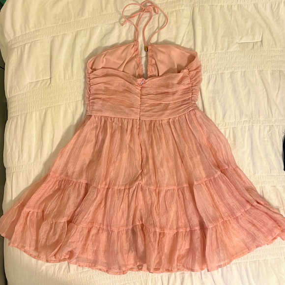 cherley | Dresses | Light Pink Halter Cherley Mini Dress | Poshmark